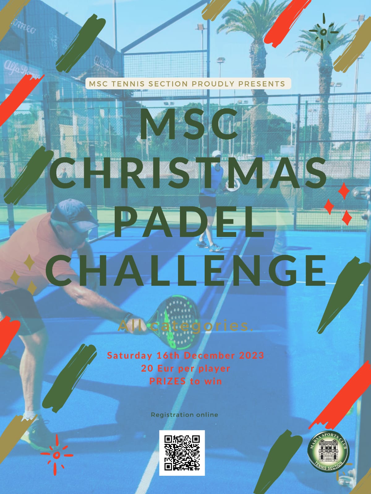 MSC Christmas Padel Challenge 2023 - Marsa Sports Club